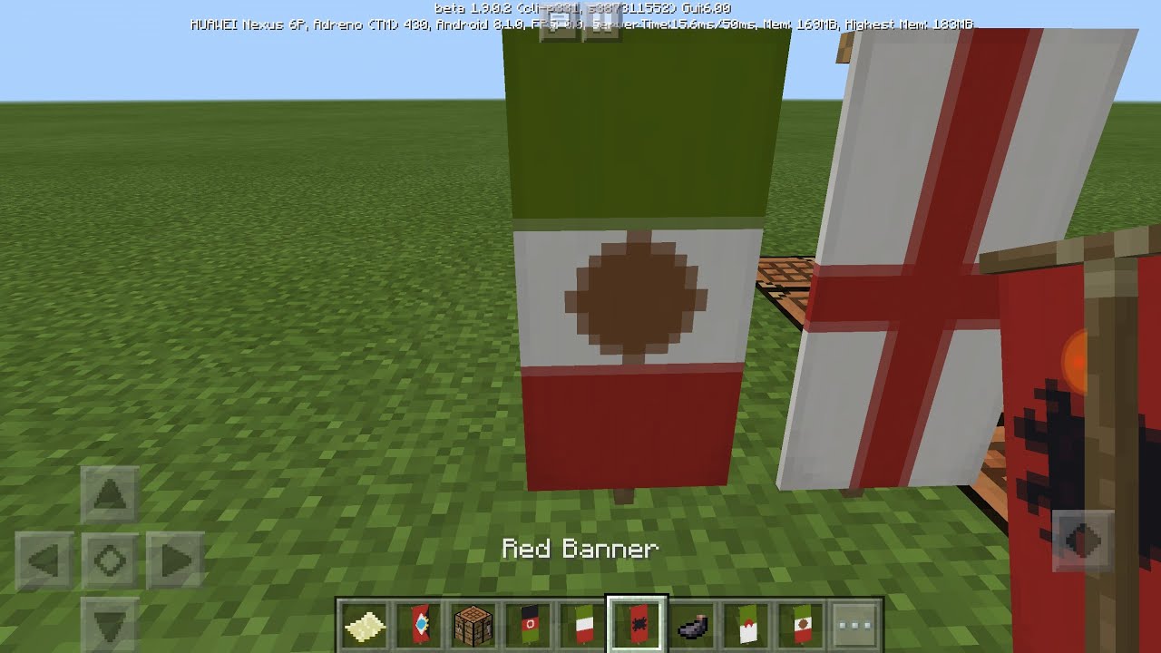 How to make the Mexico banner in Minecraft PE - YouTube