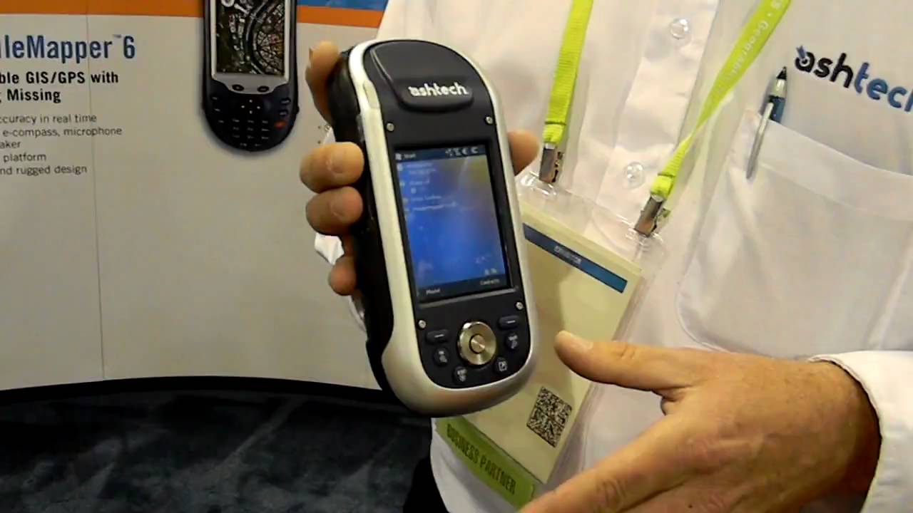 Ashtech Mobile Mapper 100 - YouTube