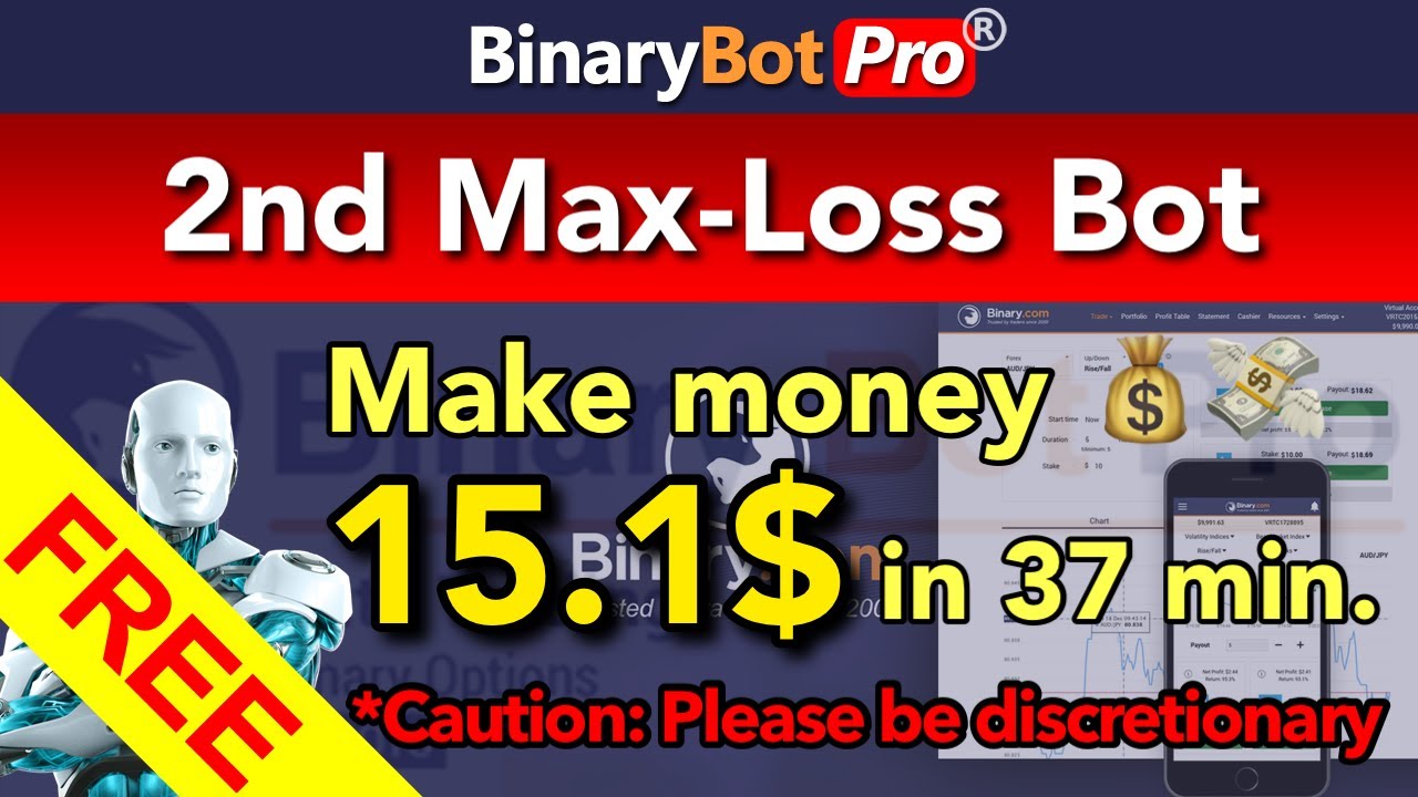 Binary Bot Pro 2nd Max Loss Bot 2021