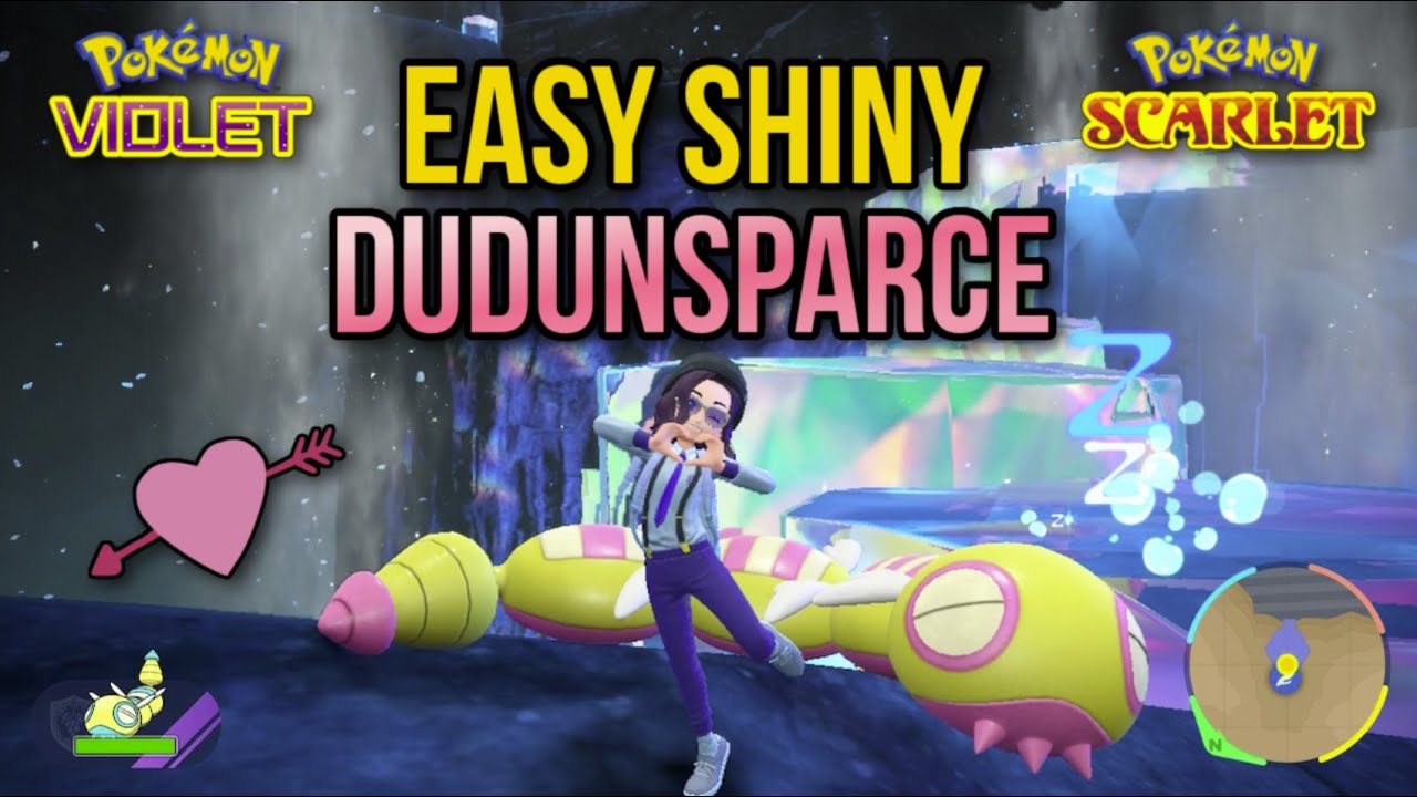 Easy Shiny 3 Segment Dudunsparce Hunting! Pokémon Violet & Scarlet ...