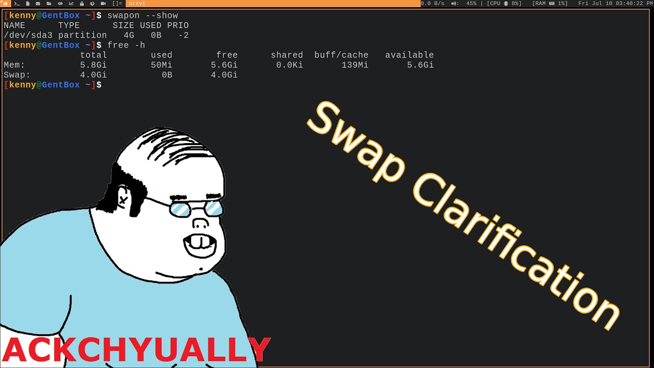 A Clarification Of Swap Space On Linux YouTube a-clarification-of-swap-space-on-linux-youtube
