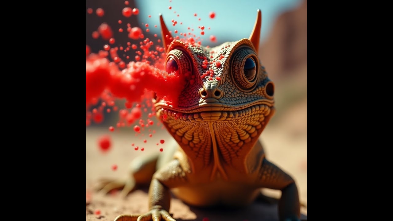 "Why Does This Lizard Squirt Blood from Its Eyes?! (Crazy Animal ...