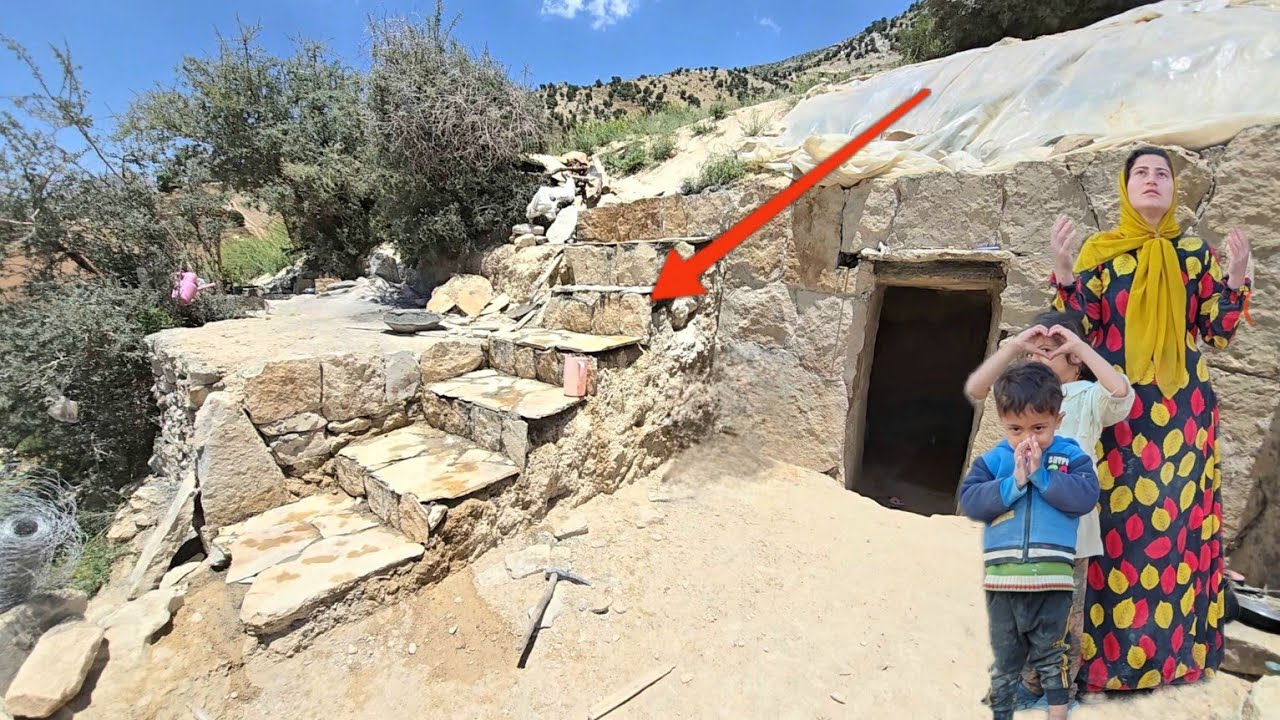 street in mountains: The beautiful art of a nomadic lady in paving the ...