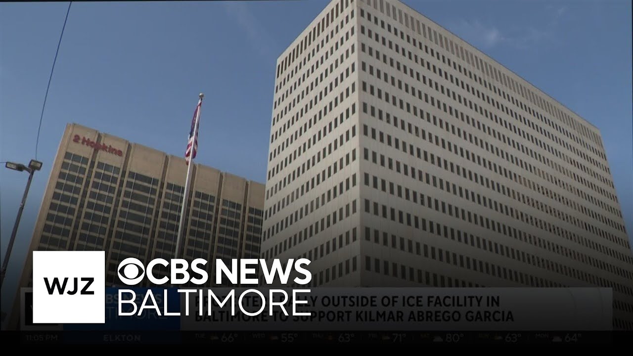 Protesters rally outside Baltimore ICE facility to support man ...