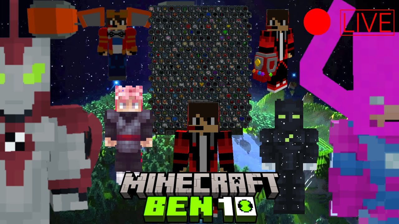 SEXTOU LIVE PARTIU MEGA MODPACK COM VARIOS PERSONAGENS MINECRAFT!! - YouTube