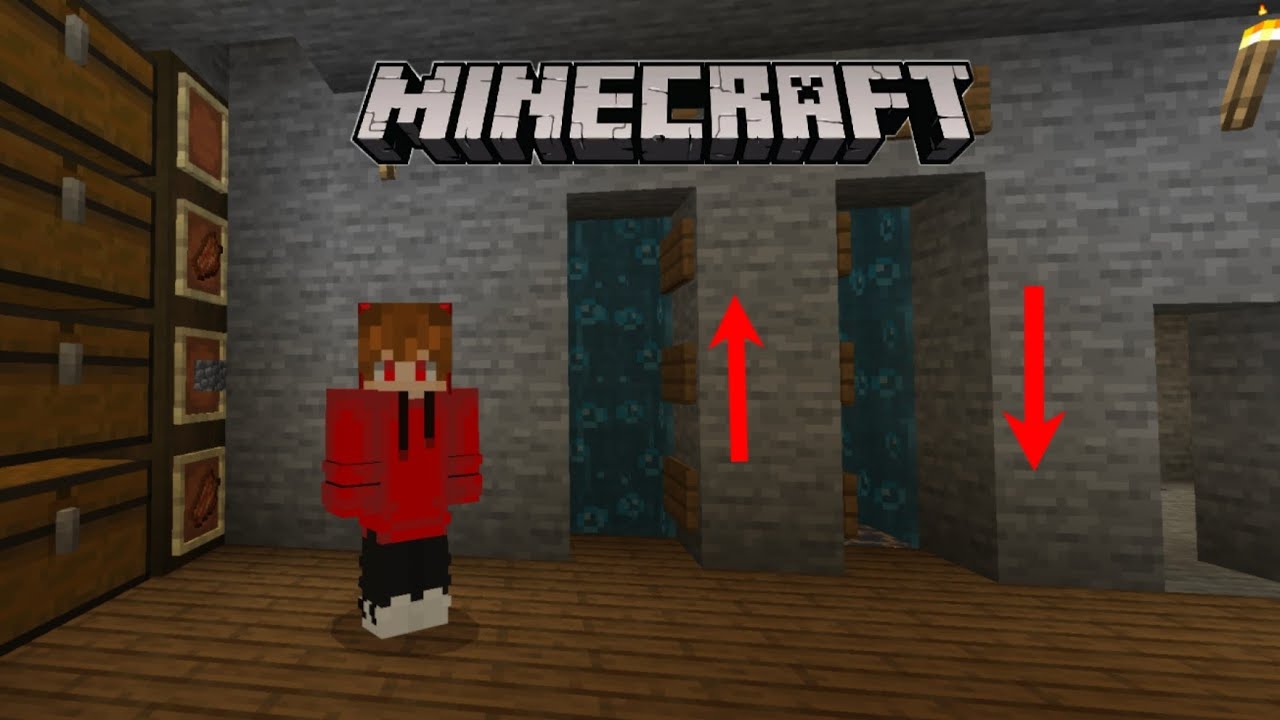 Como fazer o ELEVADOR MAIS SIMPLES do Minecraft com AREIA e MAGMA (MCPE ...