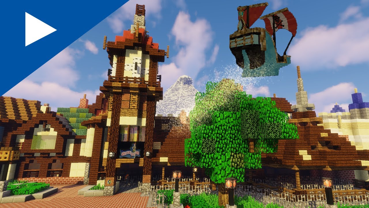 Minecraft Peter Pan's Flight Disneyland (2020) - YouTube