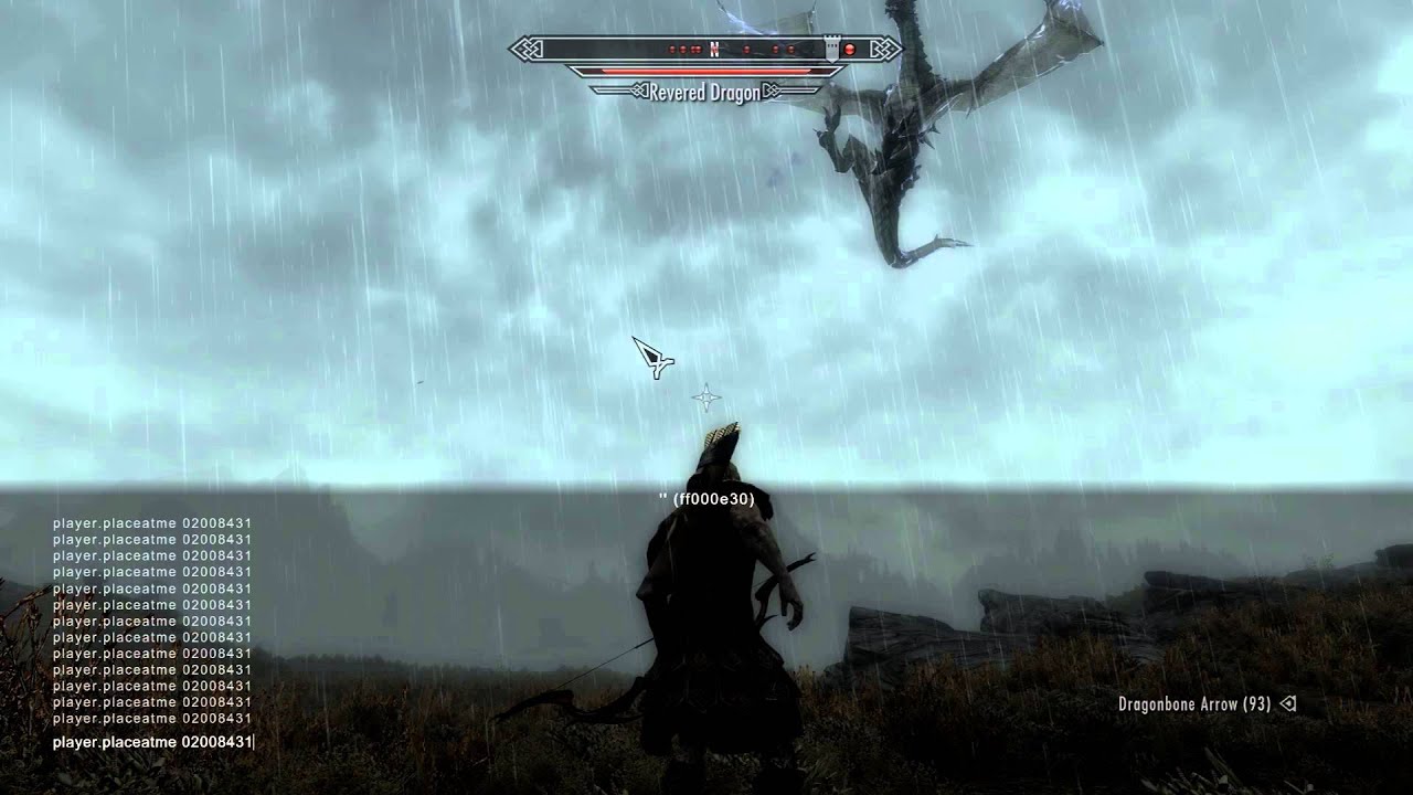 Skyrim - Dragon mods and ragdoll physics - YouTube
