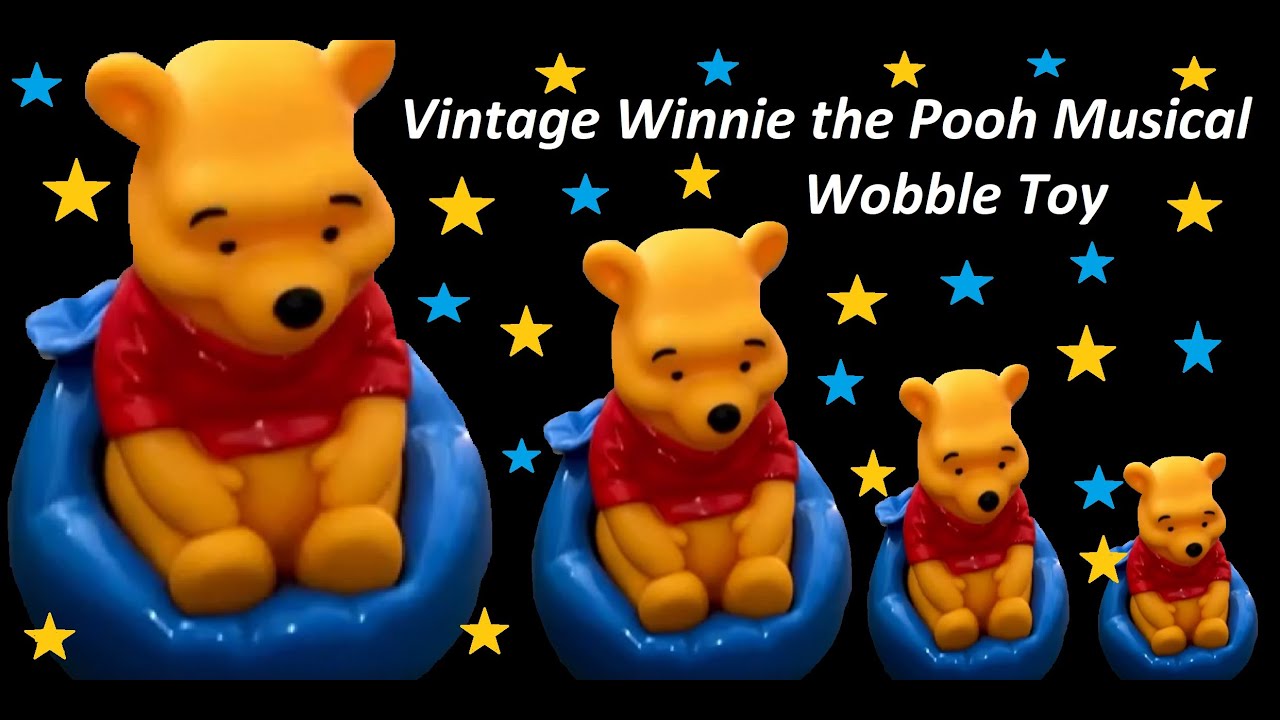 Winnie the Pooh Musical Wobble Balloon Vintage Children’s Toy - YouTube