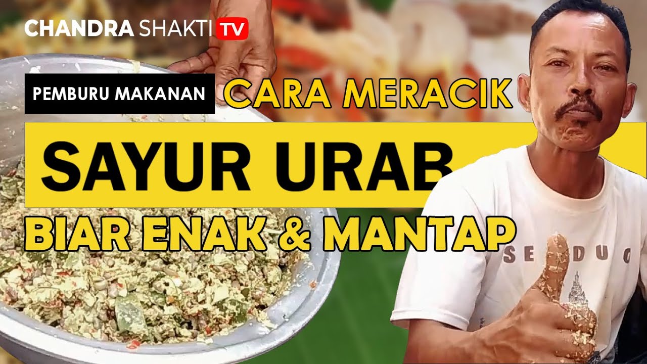 RESEP PEMBURU MAKANAN KAMPUNG! Cara Meracik Sayur Urab Kacang Ala ...