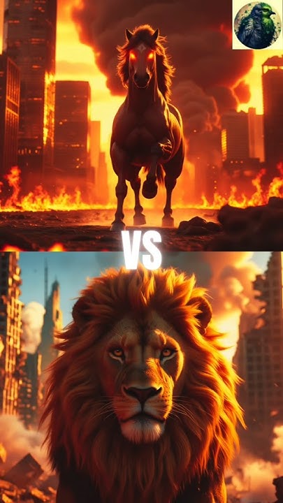 Animals Fight: Lion vs Horse vs Wolf vs Tiger vs Sheep vs Cat | Epic ...