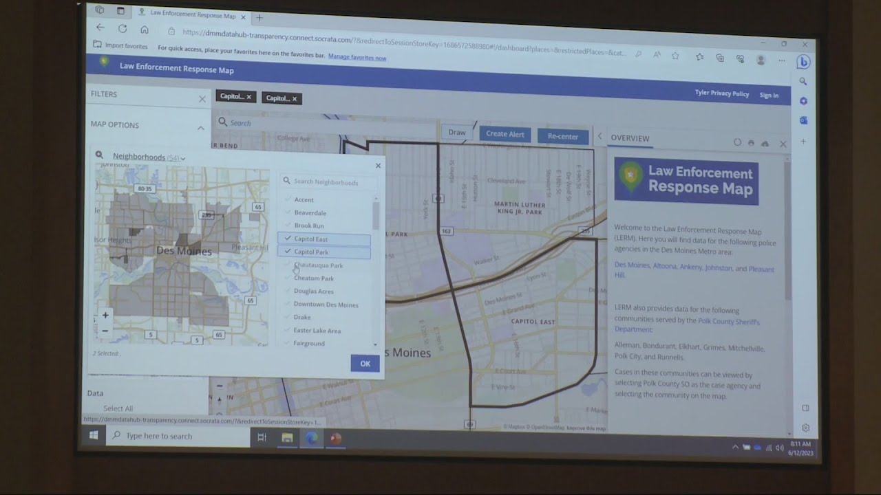 New Des Moines crime mapping tool allows residents to get neighborhood ...