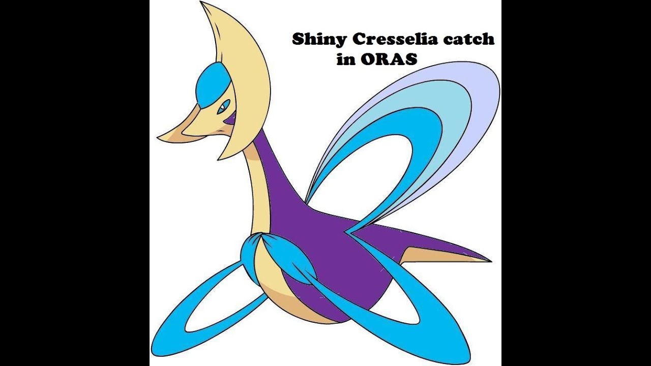 Shiny Cresselia catch in pokemon omega ruby (ORAS) - YouTube