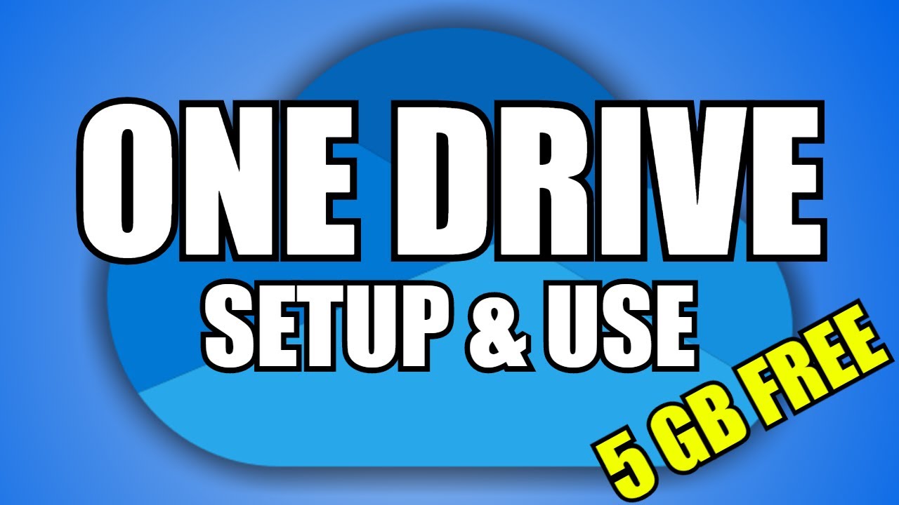 OneDrive Install and Usage - Free Cloud Storage - YouTube