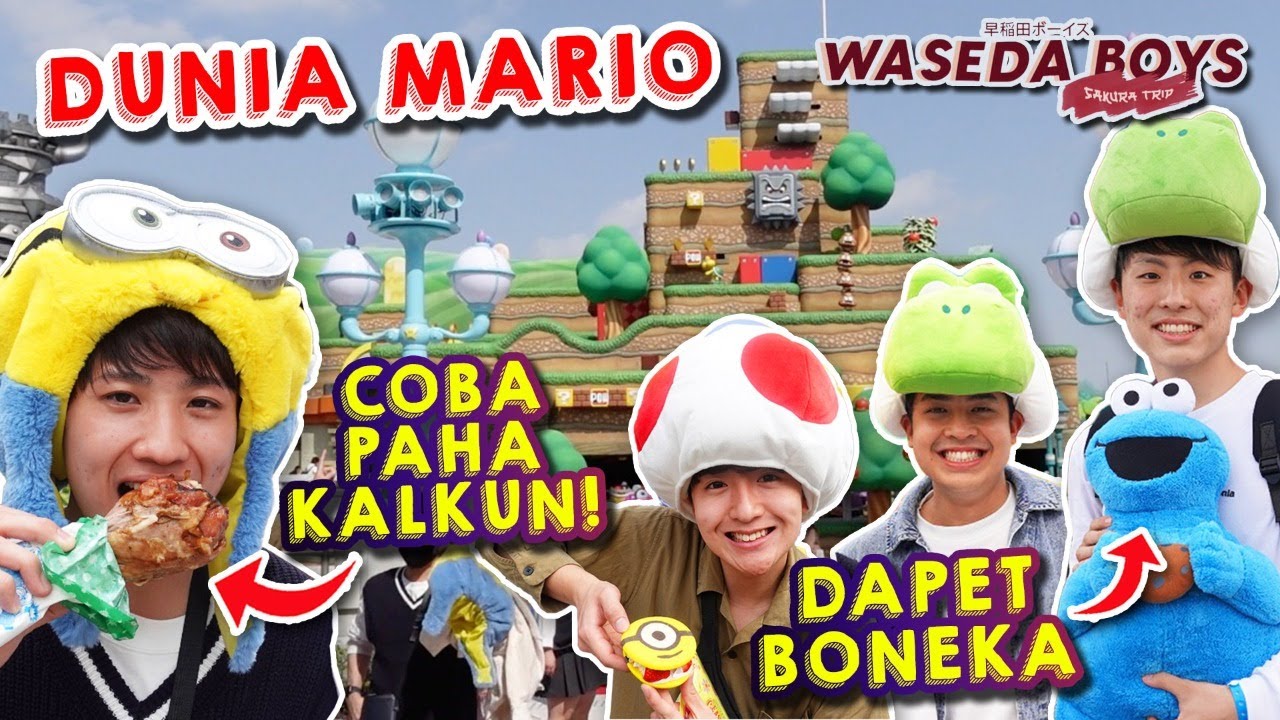 MAIN KE DUNIA MARIO DI UNIVERSAL STUDIO JAPAN! SERU BANGET! | Sakura ...
