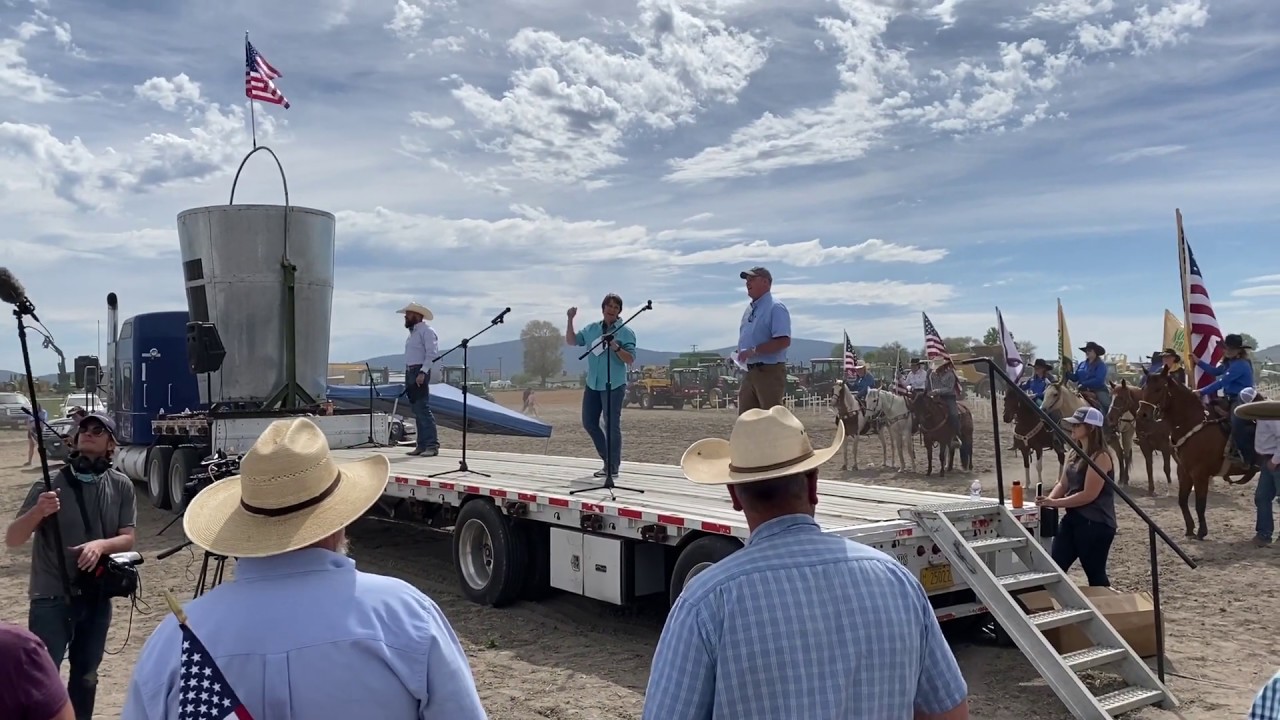 OFB President Barb Iverson speech at Shut Down & Fed Up rally about ...