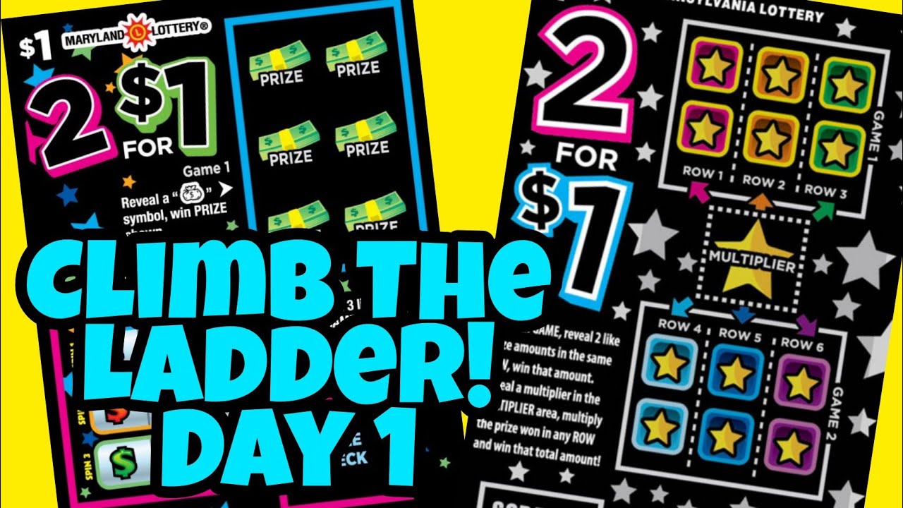Climb The Ladder Challenge 🔴 Pa Lottery And Md Lottery 2 for $1 Scratch ...