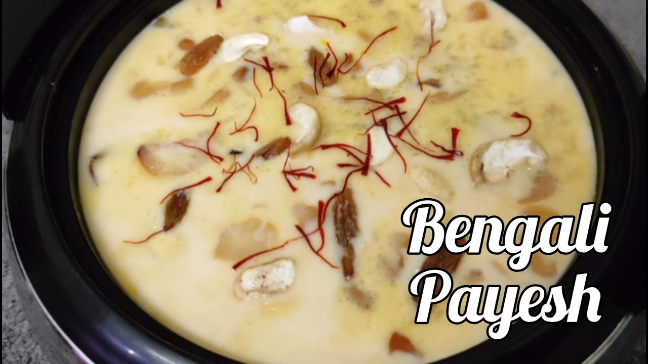 Traditional Bengali Gobindobhog Chaler Payesh | Rice Kheer Recipe ...