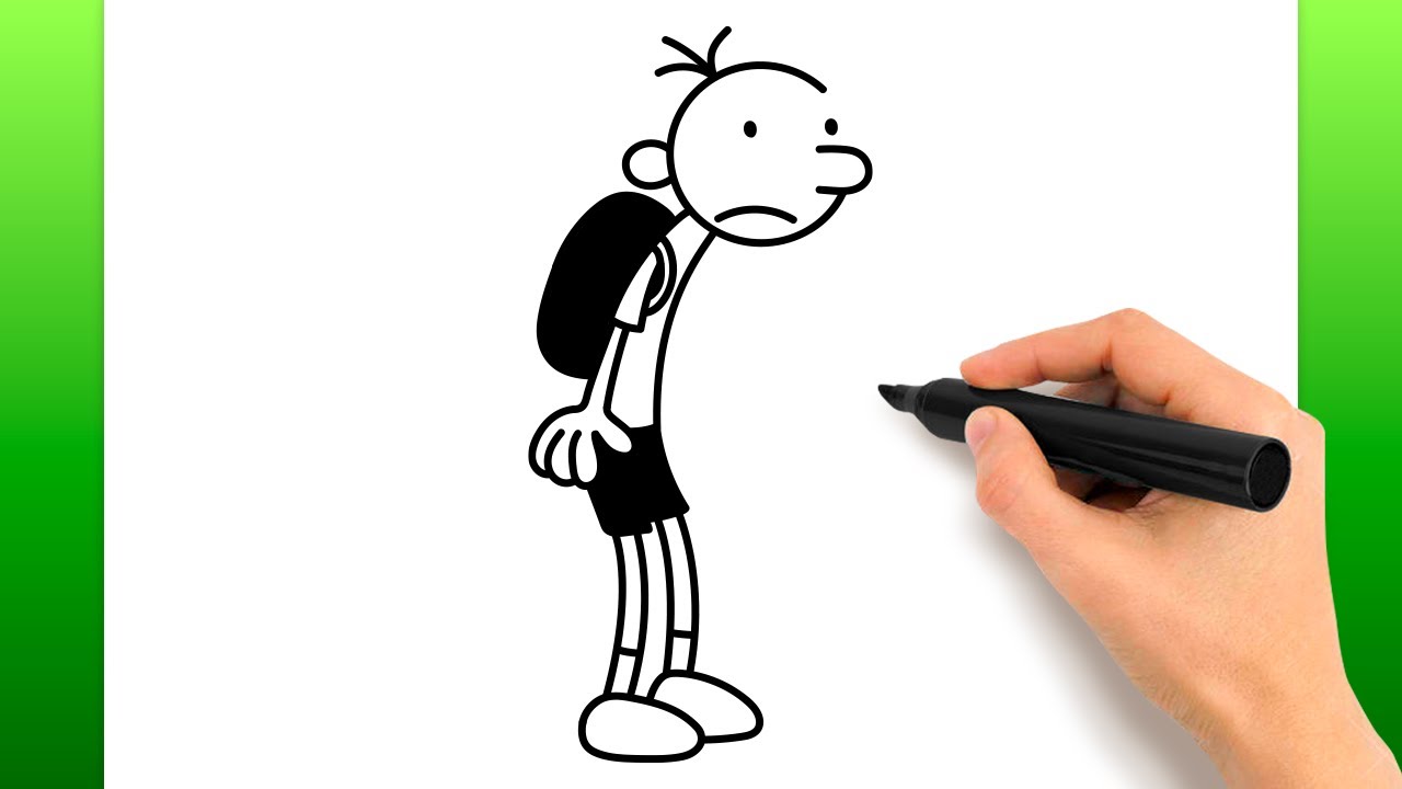 Wie Man Greg Aus Dem Tagebuch Eines Wimpy Kid Zeichnet (Einfaches ...