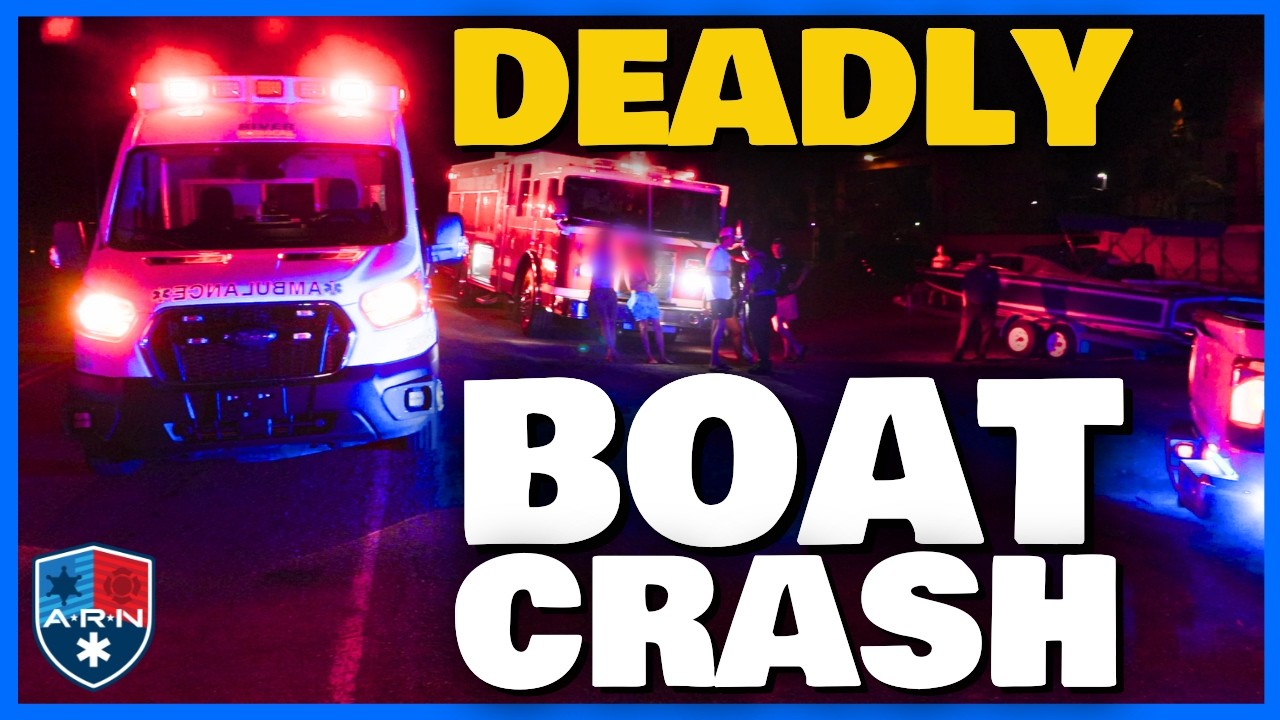 Boat Crashes Into Boulder at 40MPH - YouTube