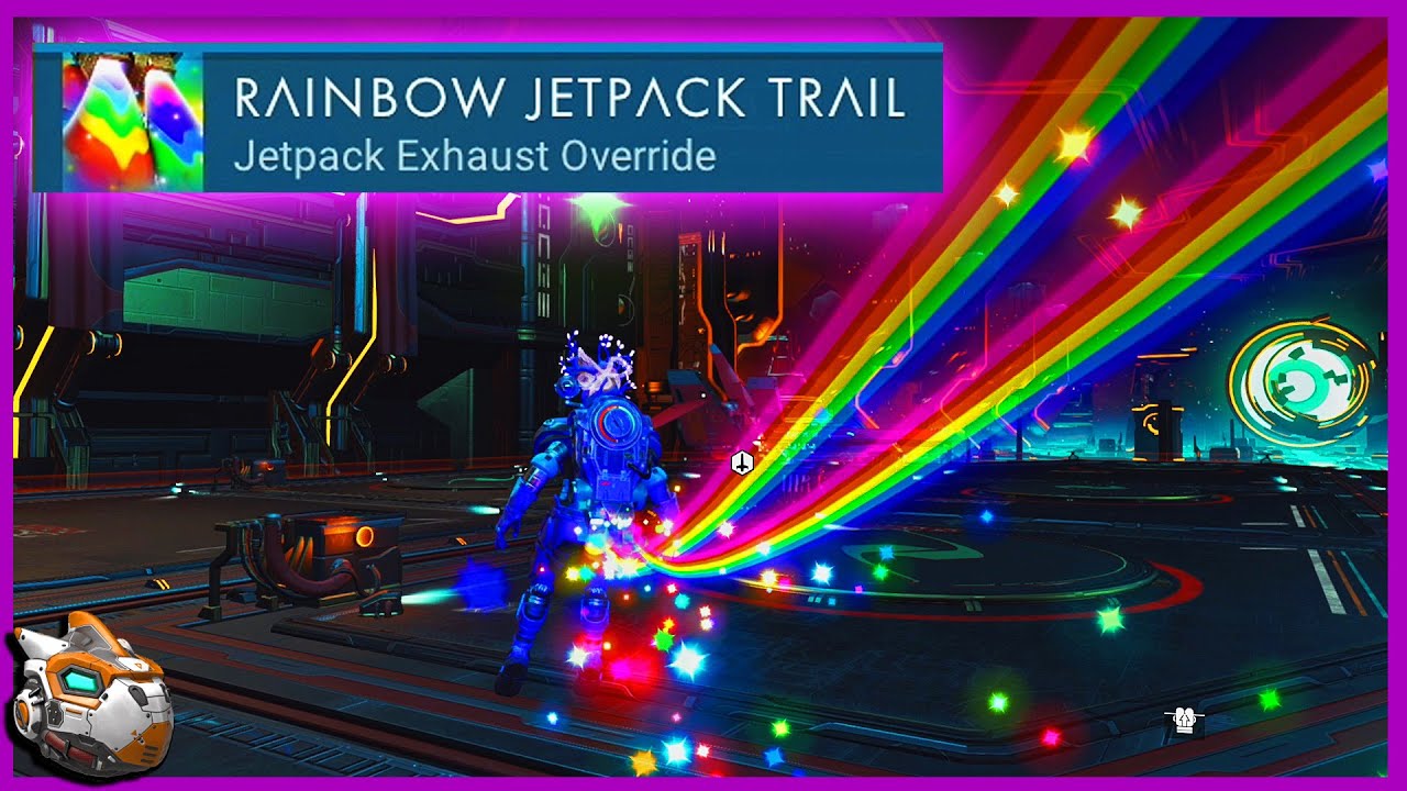 How to Equip the Rainbow Jetpack Trail in No Man's Sky Beyond 2020 ...