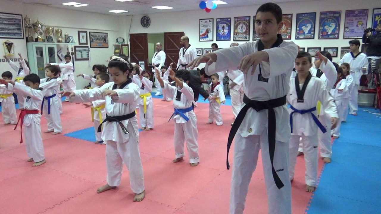 Taekwondo competition in Sea sport club Kuwait بطولة التايكوندو في ...