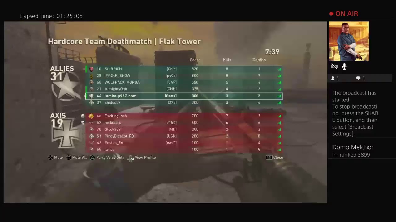 Call of duty WW2 ranked 3900 - YouTube