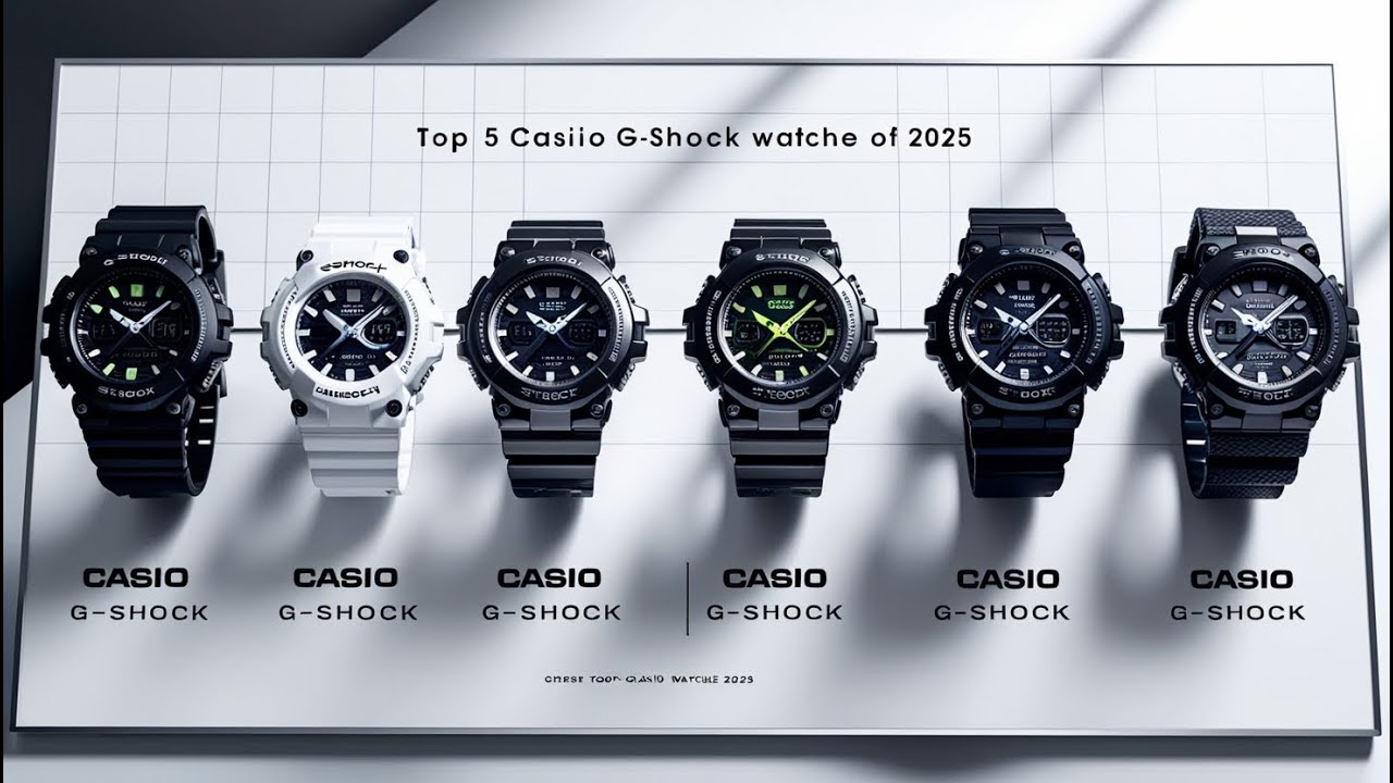 Top 5 Casio G-Shock Watches in 2025 (One of Them is BULLETPROOF)💥💥💥 ...