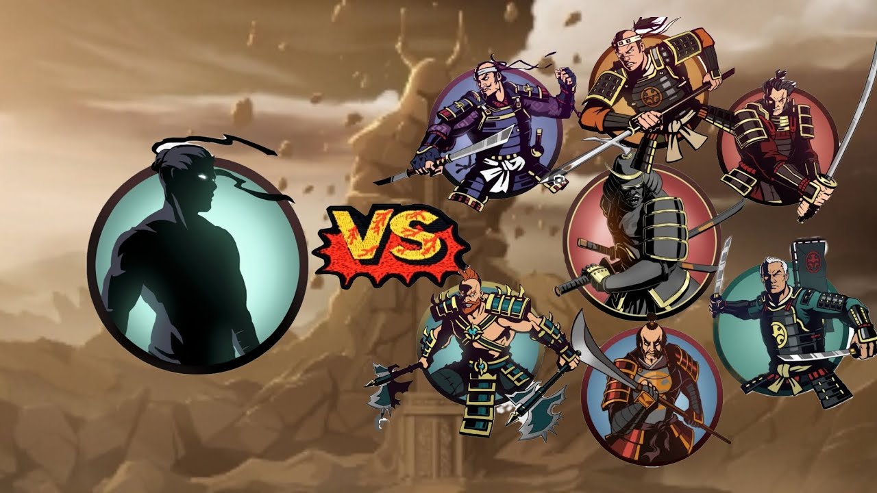 Shadow vs Shogun ve korumaları (Shadow fight 2) - YouTube