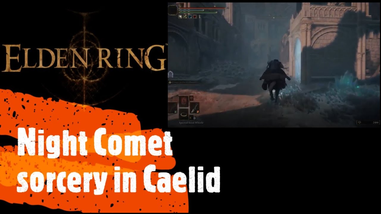 Elden Ring [Night Comet sorcery in Caelid] - YouTube