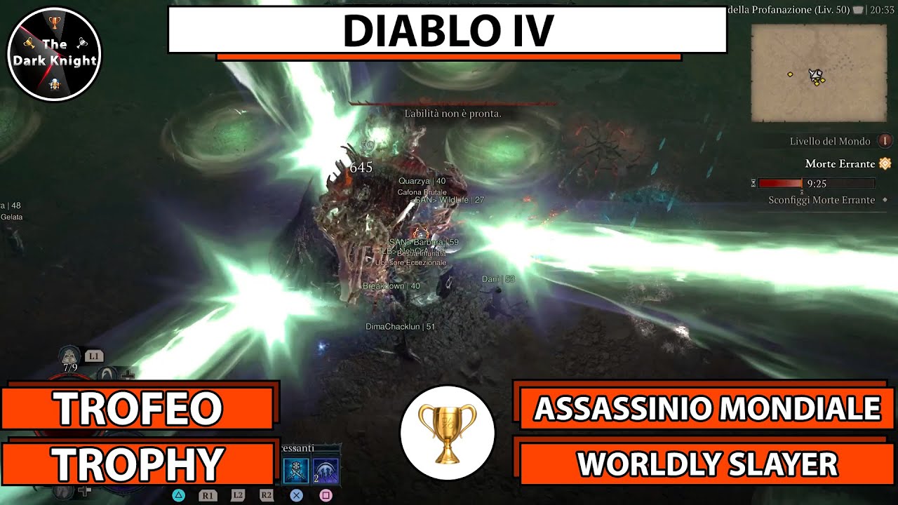Diablo IV: Trofeo "Assassinio mondiale" ("Worldly Slayer" Trophy) - YouTube