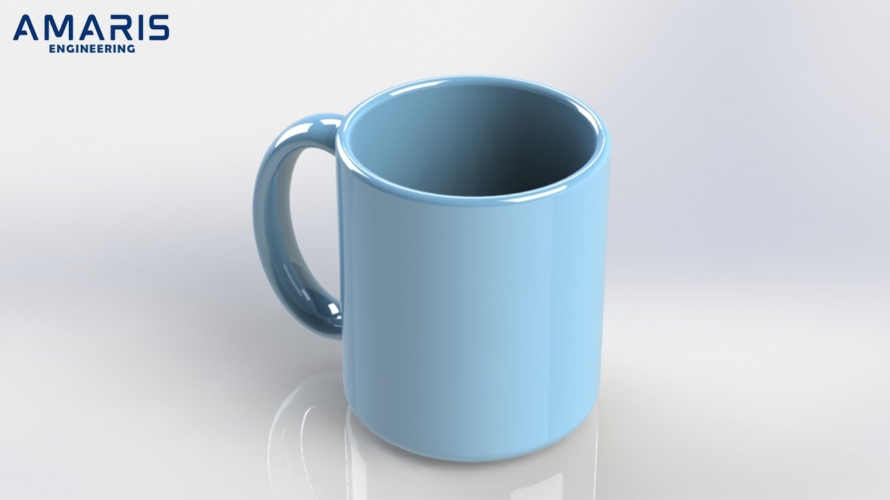 SolidWorks Tutorial N°24 : Mug - YouTube