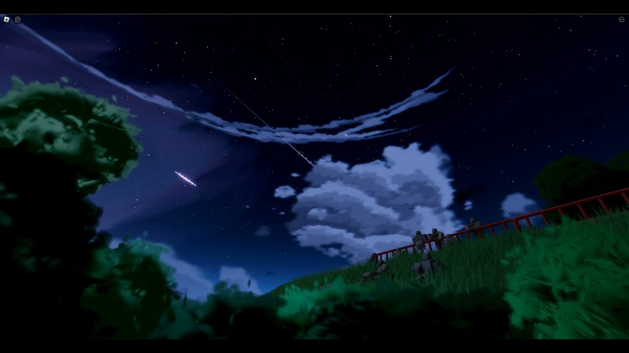 Meteor Shower Scene Concept || Velpiic - YouTube