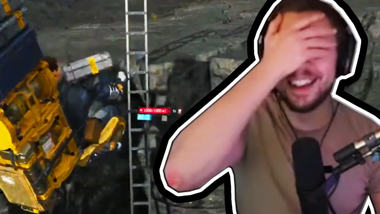 Elajjaz Attempts to play Death Stranding - YouTube