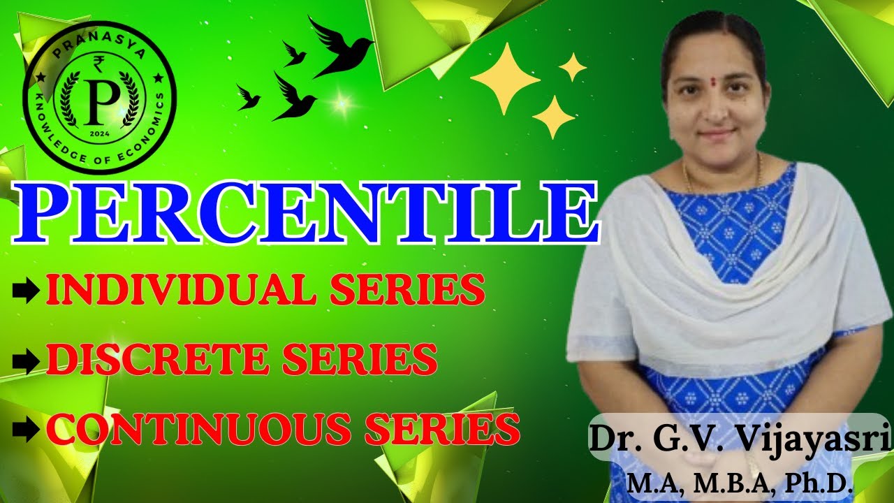 Percentile Individual Series - Discrete Series - Continuous Series ...