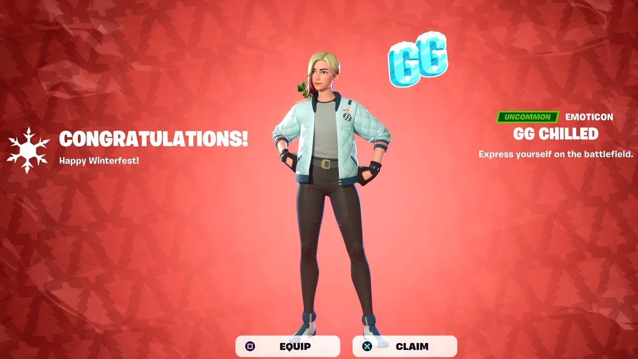 Day # 2 Log On Today For A Free Winterfest Reward GG Chilled Emoticon ...