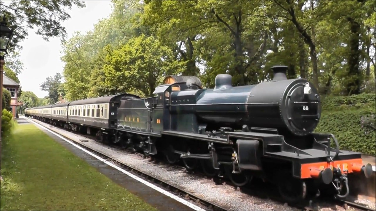 West Somerset Railway, June '13, SDJR 7F No. 88 - YouTube
