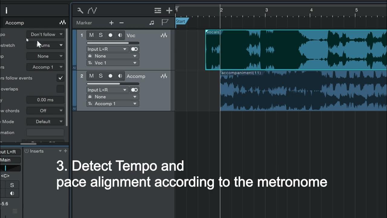 Studio One Secret Template 3 Detect Tempo and alingment with metronome ...