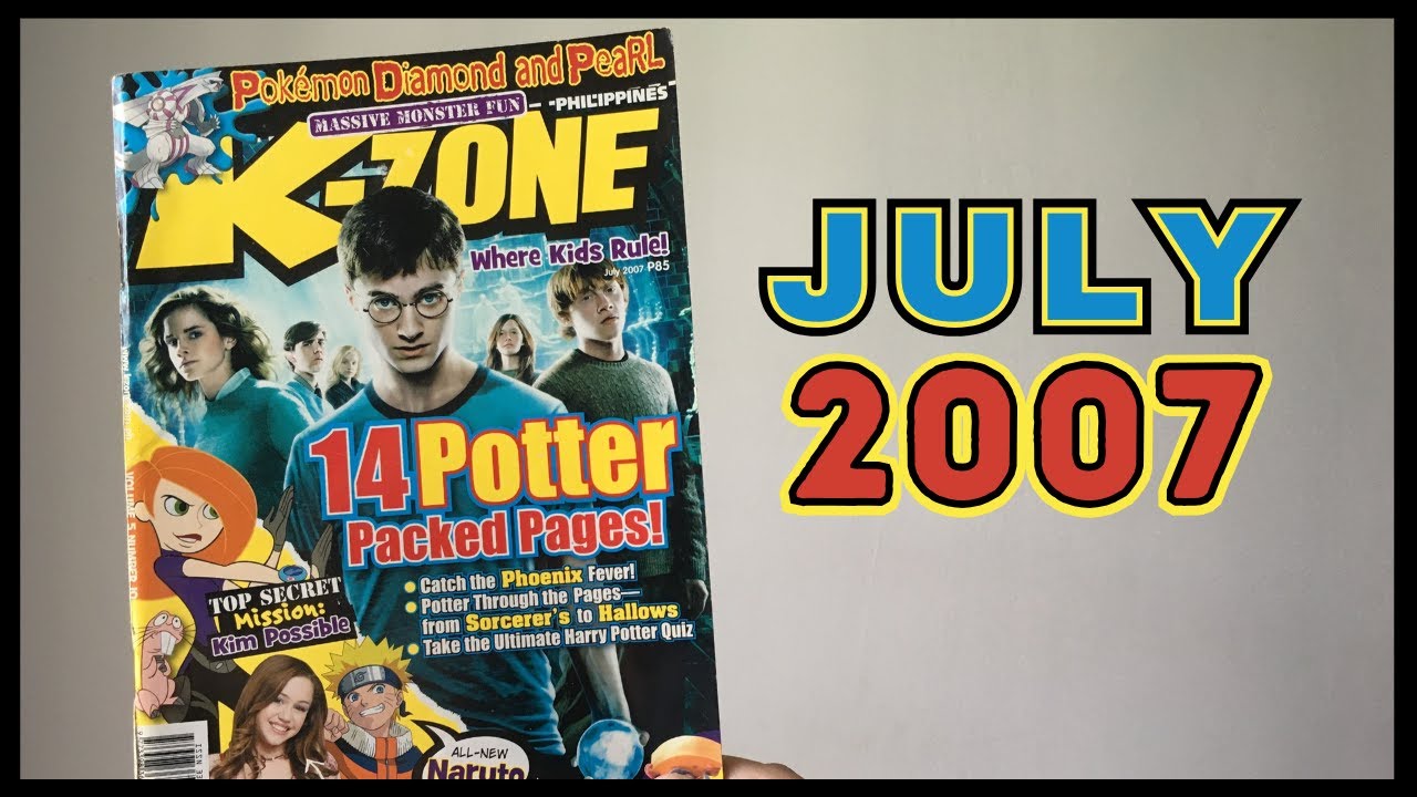 reading the 2007 july k-zone ph issue - YouTube