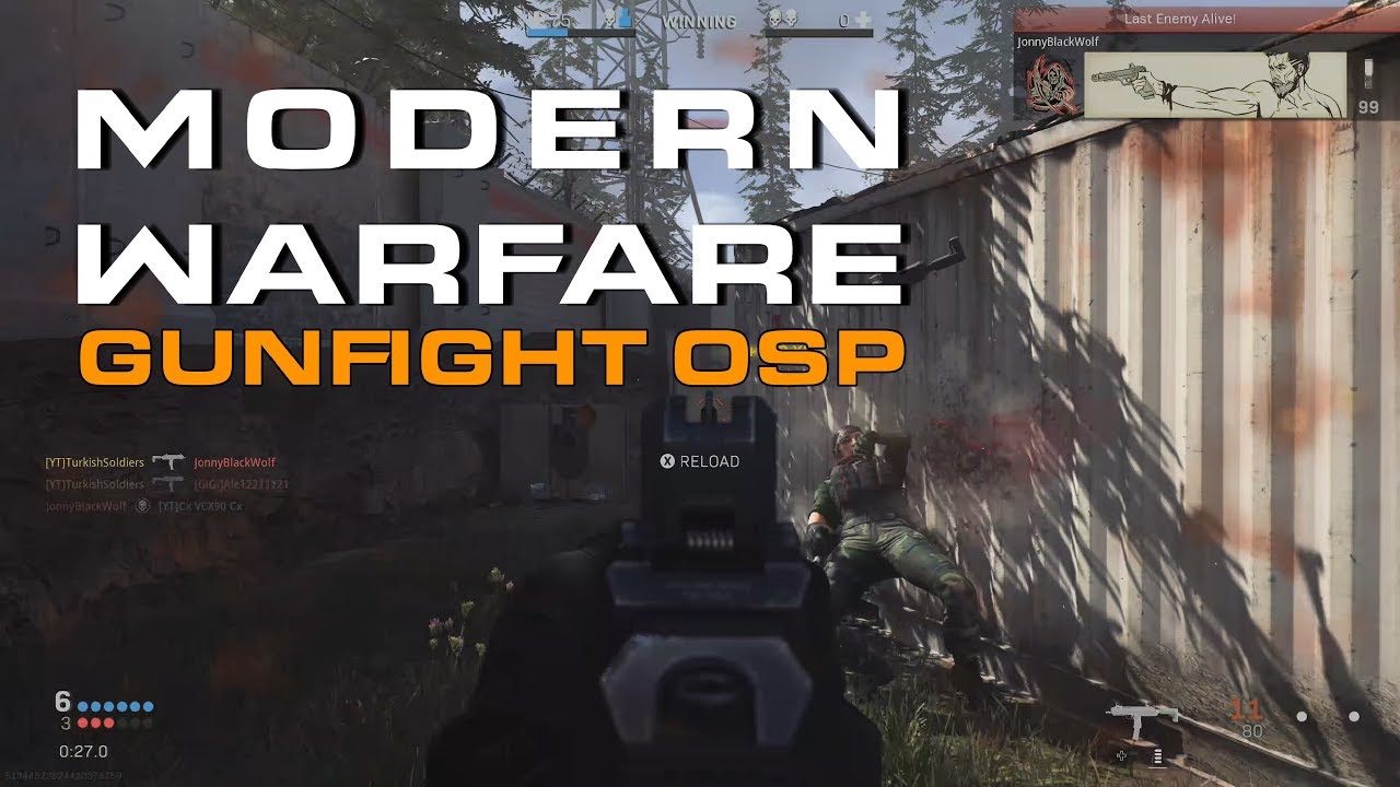 Call of Duty Modern Warfare - GUNFIGHT O.S.P. 4K Gameplay - YouTube