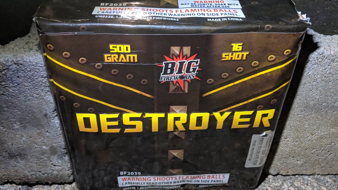 1️⃣6️⃣shot 500gram: DESTROYER💥 (BIG Fireworks) - YouTube