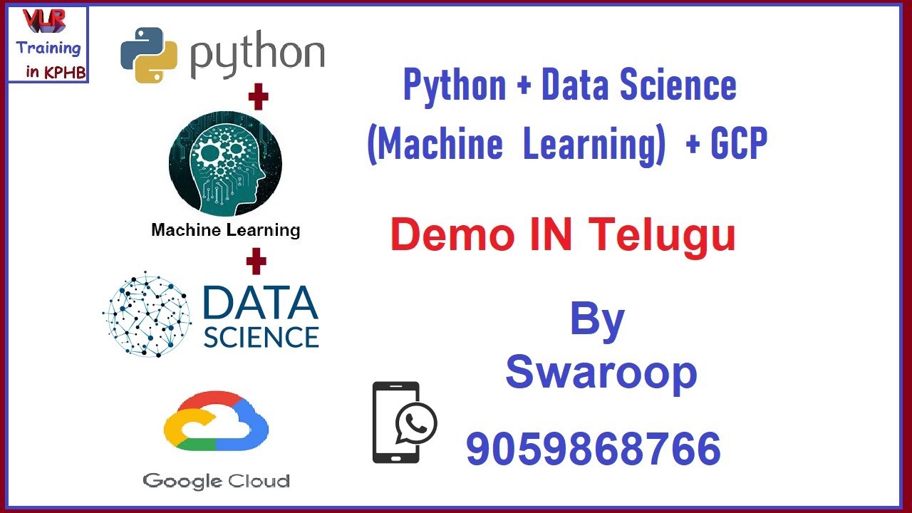 Python Data Science Machine Learning Gcp Demo In Telugu By
