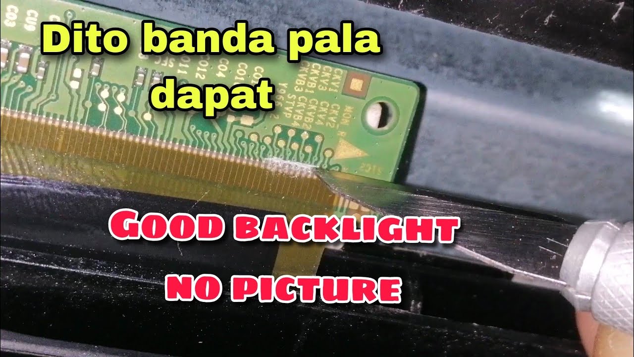 Devant 49DL541 no picture good backlight how to repair.. - YouTube