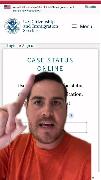 How to check the status of your immigration case online - YouTube