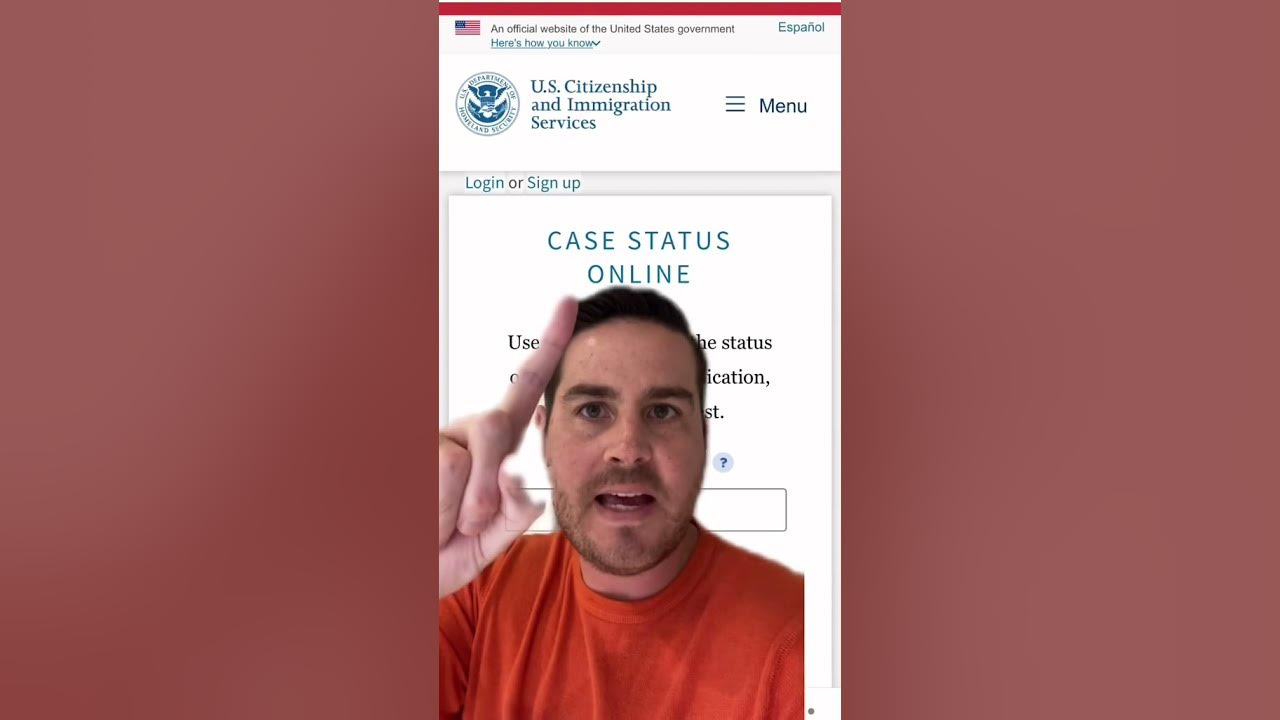 How to check the status of your immigration case online - YouTube
