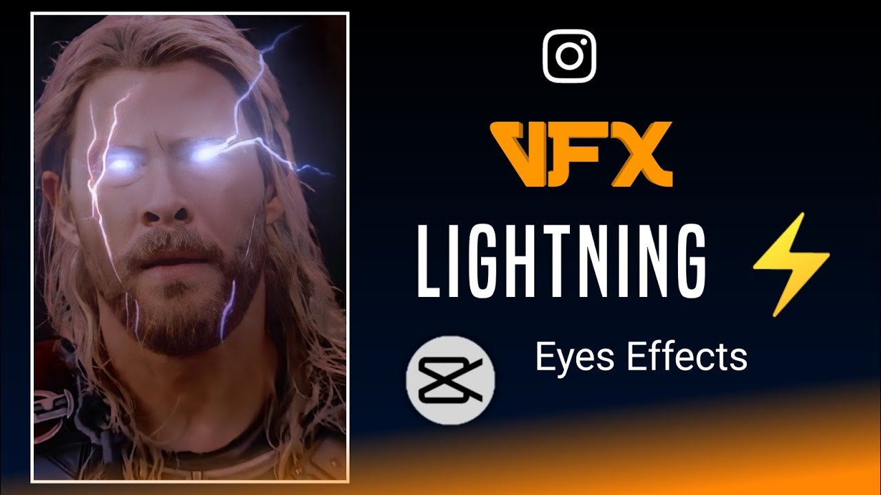Eyes Light VFX Effect edit Video | How to Make eyes Lightning effect ...