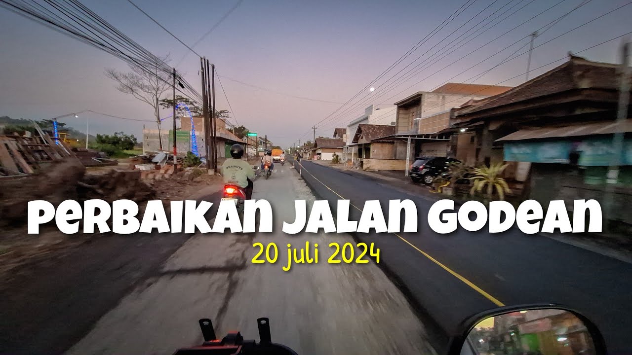 Update Perbaikan Jalan Godean : Semakin Ke Barat Dan Sudah Diaspal # ...