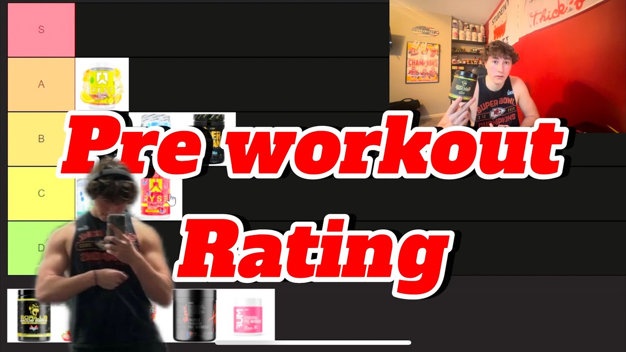 Ranking all my PreWorkouts *I HAVE EVER HAD* - YouTube
