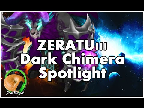 SUMMONERS WAR : ZERATU!!! Dark Chimera Spotlight & Runes - YouTube