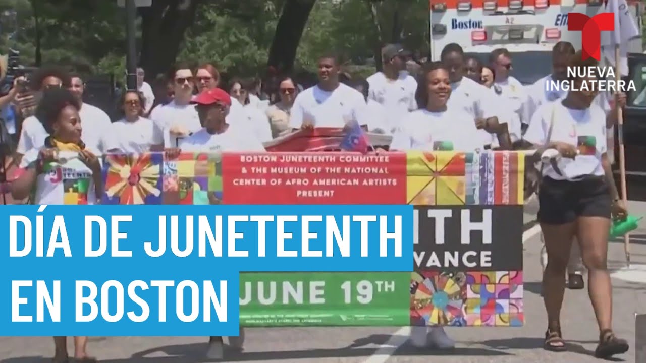 Celebra el Día de 'Juneteenth' en Boston - YouTube